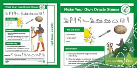Ancient Egypt: Make Your Own Cartouche Craft Instructions