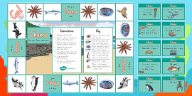 Under the Sea Themed Board Game (teacher made) - Twinkl