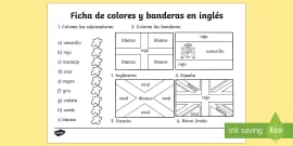 Colorea el pastel: Los números ordinales Ordinal Numbers Worksheet