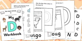 My Workbook K Uppercase (teacher made) - Twinkl