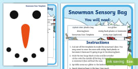 Parts of a Snowman Flashcards (teacher made)