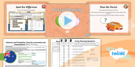 Statistics and Probability | Maths Sheets for Year 4 Pack