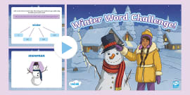 ESL Winter Action Cards (teacher made) - Twinkl