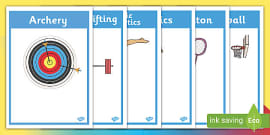 Sport Event Display Photo Pack (teacher made) - Twinkl