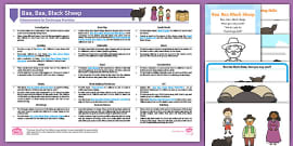 Baa Baa Black Sheep Word Mat (Teacher-Made) - Twinkl