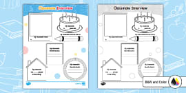 Classmate Count and Graph Activity (Teacher-Made)