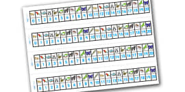 My Counting Worksheet (Jungle & Rainforest) (teacher made)