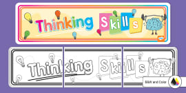 Thinking Skills Cutouts (Teacher-Made) - Twinkl