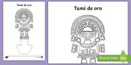 Ficha de actividad: El Huáscar para colorear | Twinkl