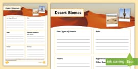 * NEW * Cacti Fact File Template (teacher made) - Twinkl