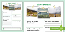 Mountains of the UK Fact File Template (teacher made)