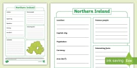 Interactive Map of Northern Ireland Picture Puzzle - Twinkl