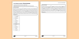 Me, my Family and Friends Foundation Tier Translation Worksheet ...