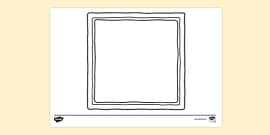 FREE! - Square Colouring Sheet | Colouring Sheets - Twinkl