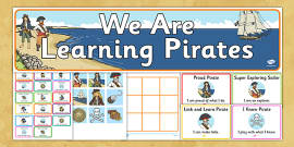 Pirates Learning Chart (teacher made)