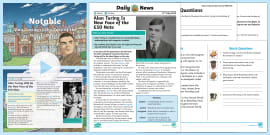 Alan Turing Display Poster
