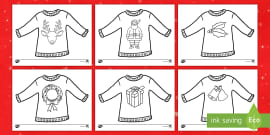 Christmas Sweater Activity Pack (teacher made)