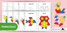 Tangram Animals Activity Booklet (teacher made) - Twinkl
