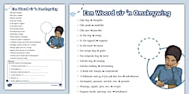 Paronieme Werkkaart (teacher made) - Twinkl