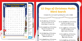 12 Days of Christmas Activity|12 Days of Christmas Colouring