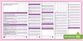 Year 4 Maths Assessment Group Checklist (teacher made)