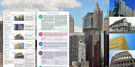 Famous Landmarks and Buildings Silhouettes Cut-Outs