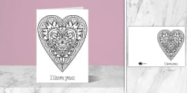 Mindfulness Valentine's Cards | Twinkl Party (Teacher-Made)