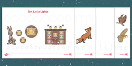 Ten Little Lights Board Game (teacher made)