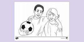 FREE! - Child's Shoulder Colouring Sheet (teacher made)