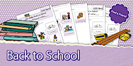 Grade 1 LS - My School - Worksheet: My School Mind Map