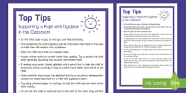 What Is Dyslexia? A4 Display Poster