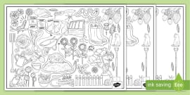 Health and Wellbeing Doodle - Colouring for Kids - Twinkl