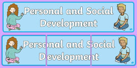 Physical Development Display Banner (Teacher-Made) - Twinkl