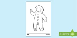 Gingerbread Man Counting to 10- I Spy Sheet (teacher made)