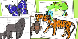 Animal Habitat Differentiated Fact File Worksheet / Activity