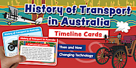 History of Transport in Australia Timeline