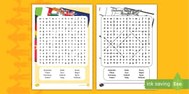Harmony Day Word Search | F-2 | Australian Learning Resource