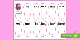 Level 3 Tricky Word Mat