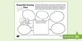 Respect Worksheet (teacher made)