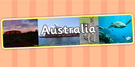 Australia Banner | Classroom Display Resources - Twinkl