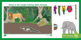 Jungle Word Mat, Jungle (creat de profesori) - Twinkl