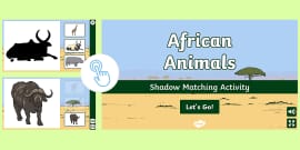 Interactive African Animals Matching Activity | Twinkl Go!
