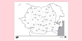 Romania Colouring Pages, Romania (Teacher-Made) - Twinkl