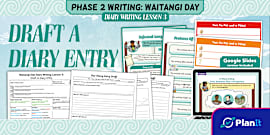 Waitangi Day Diary Entry Lesson Pack