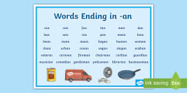 Words Ending in -ct Word Mat (teacher made) - Twinkl