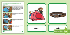 Halloween Phonics Blending Bag Resource Pack (teacher made)