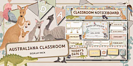 'Home Among the Gum Trees' Classroom-Display Pack Twinkl