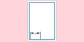 FREE! - Washing Machine Page Border | Page Borders | Twinkl