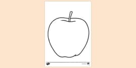 FREE Apple Template Printable | Fall Decoration | Twinkl USA