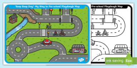 CfE (Early) Road Safety Week Playdough Mats (teacher made)